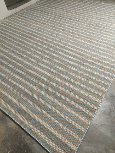 LINES - NATURAL JUTE & POWDER BLUE – From Jaipur With Love Store